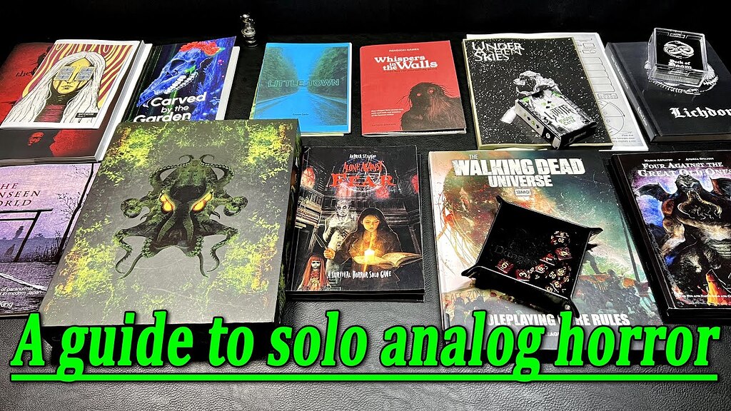 A Guide to Solo Analog Horror (Solo RPG) - The Channel - The Dungeon Dive
