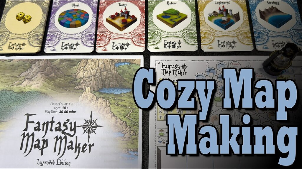 Fantasy Map Maker Improved Edition Cozy Map Making Roll And Write